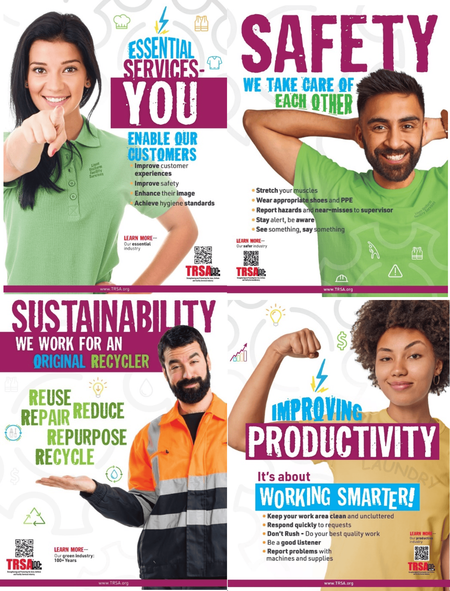 Plant Posters – Textile Rental Services Association