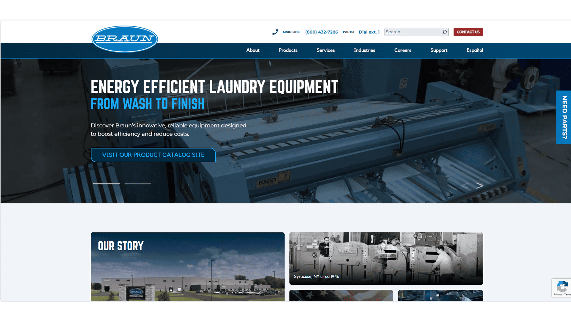 Braun Launches Redesigned Website - Textile Rental Services Association